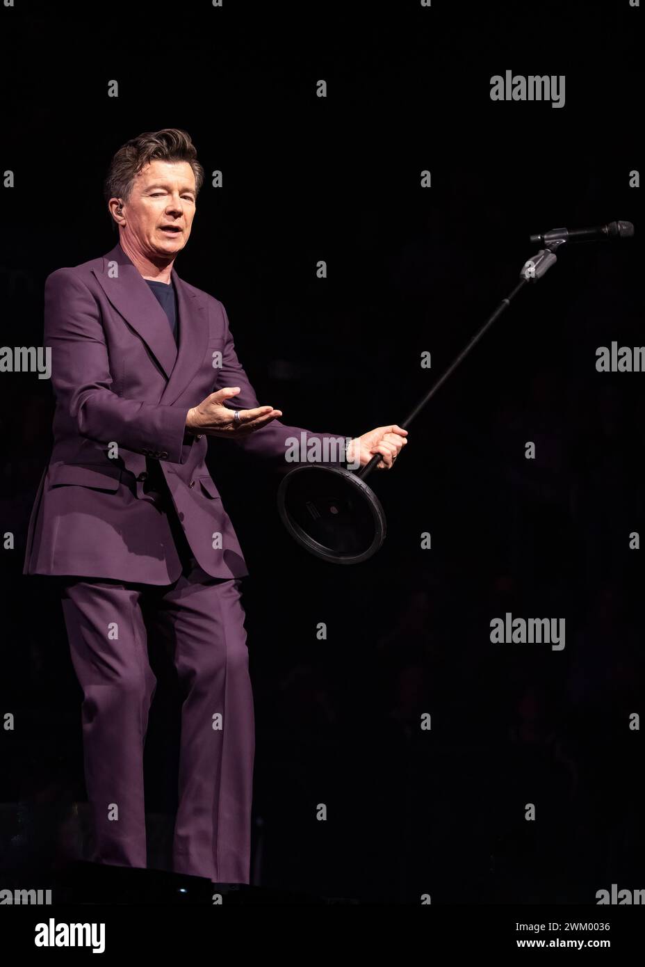 22 February 2024, Motorpoint Arena, Nottingham, UK. Event: Rick Astley ...