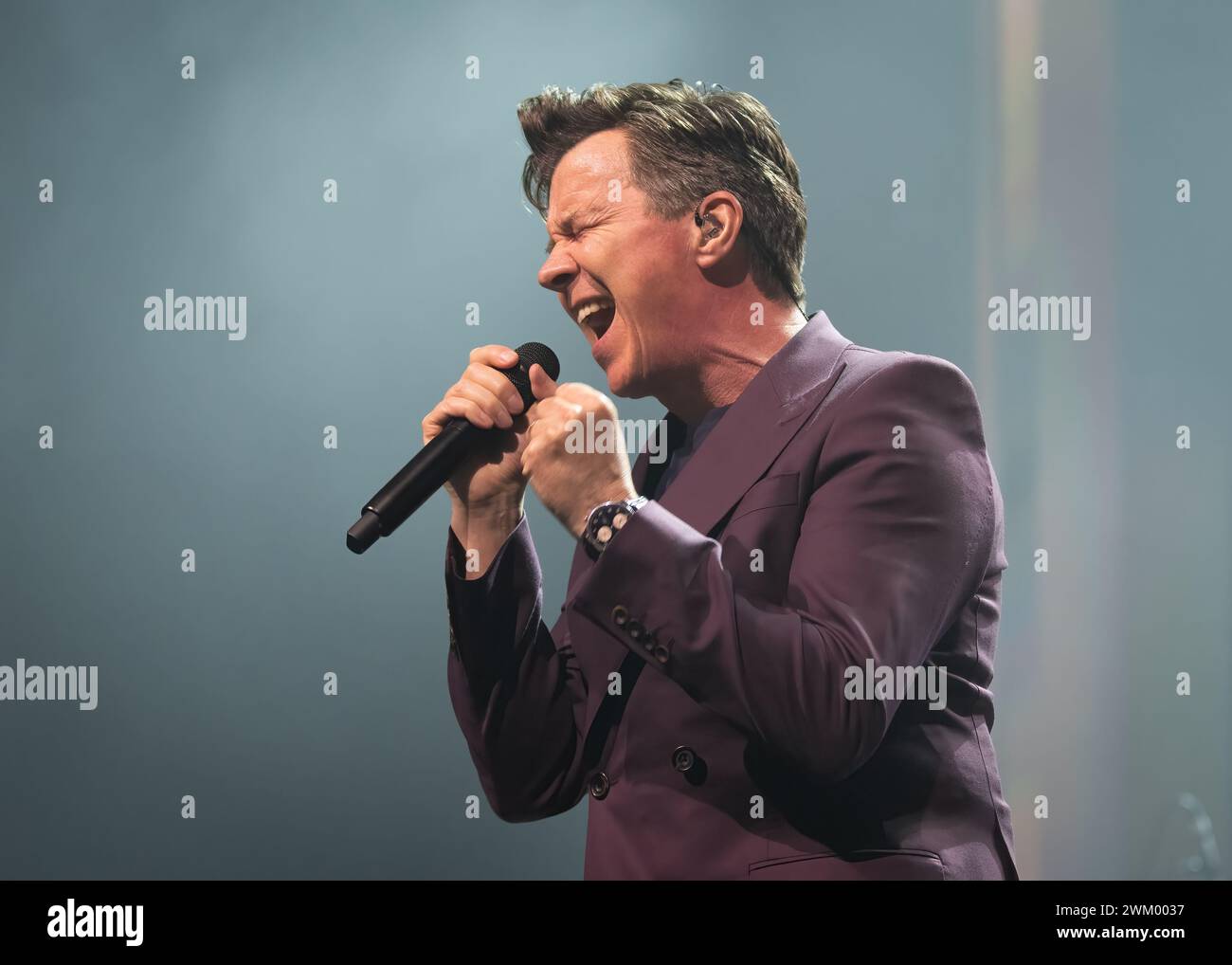 22 February 2024, Motorpoint Arena, Nottingham, UK. Event: Rick Astley ...