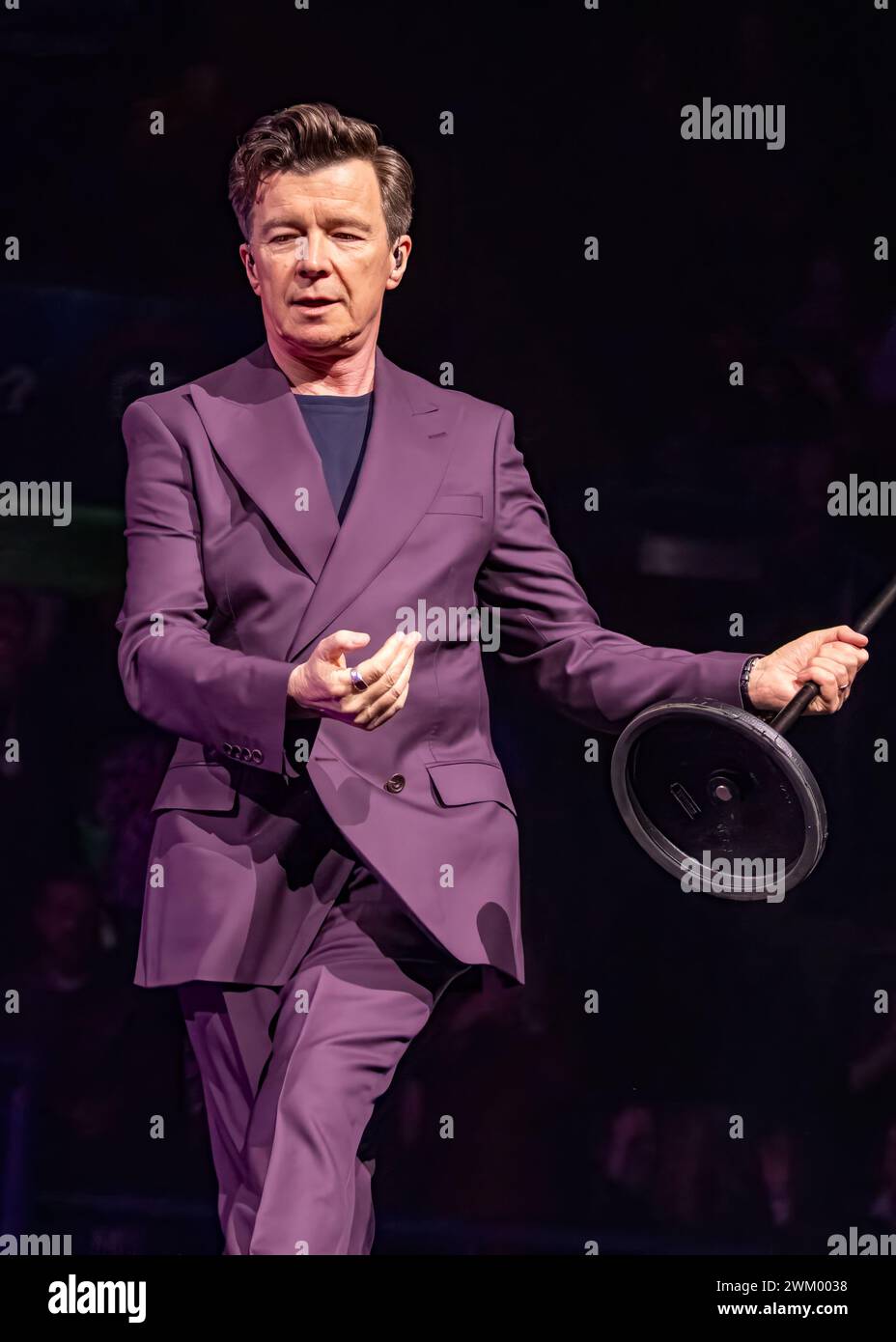 22 February 2024, Motorpoint Arena, Nottingham, UK. Event: Rick Astley ...