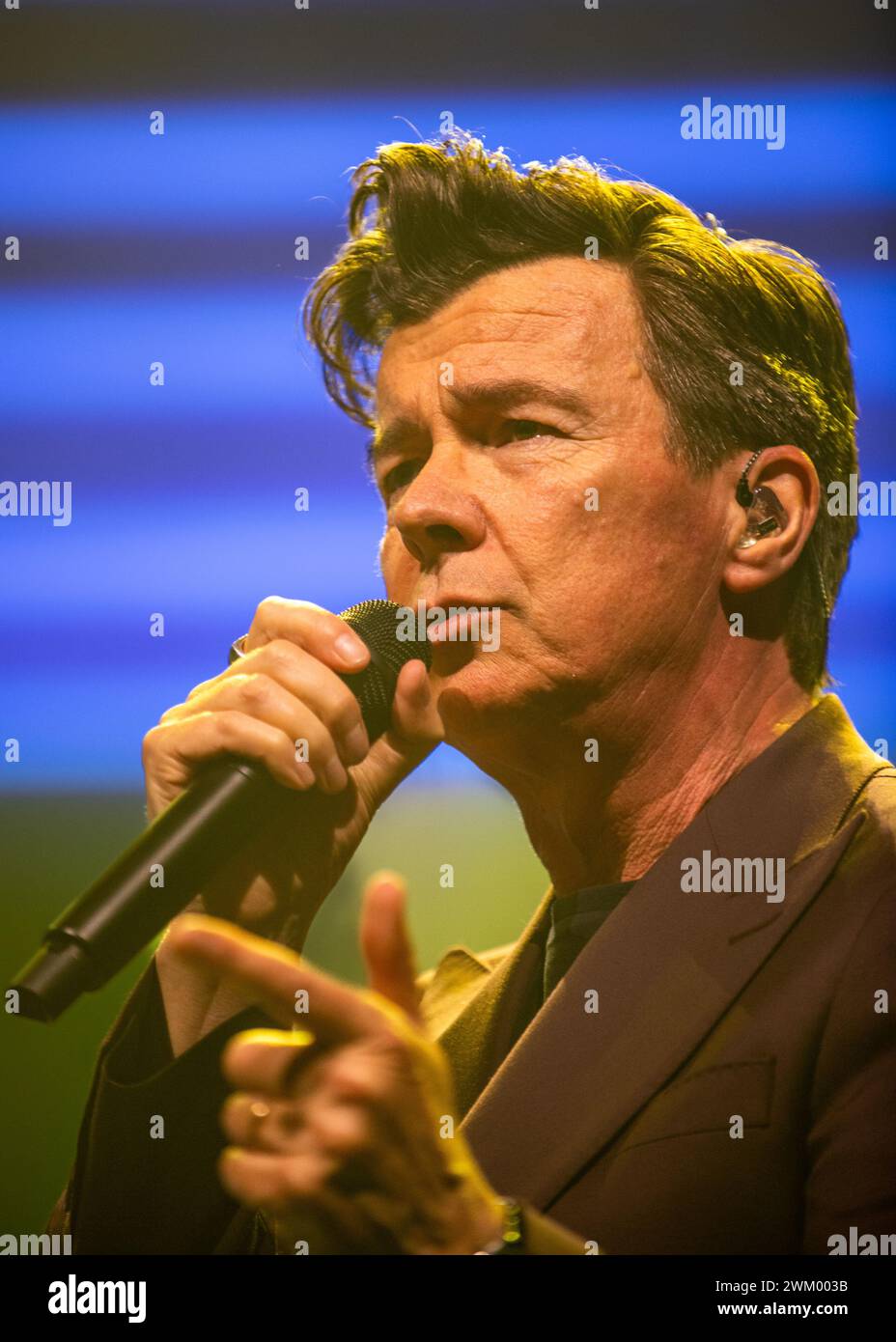 22 February 2024, Motorpoint Arena, Nottingham, UK. Event: Rick Astley ...