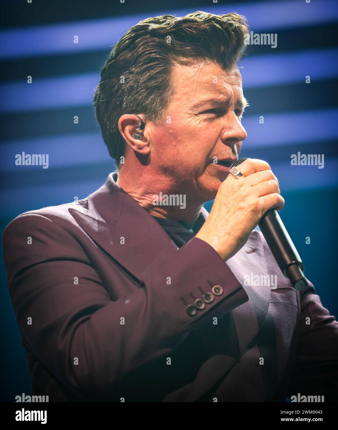 22 February 2024, Motorpoint Arena, Nottingham, UK. Event: Rick Astley ...