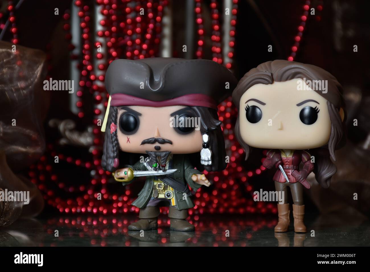 Funko Pop action figures of Jack Sparrow from Pirates of the Caribbean ...