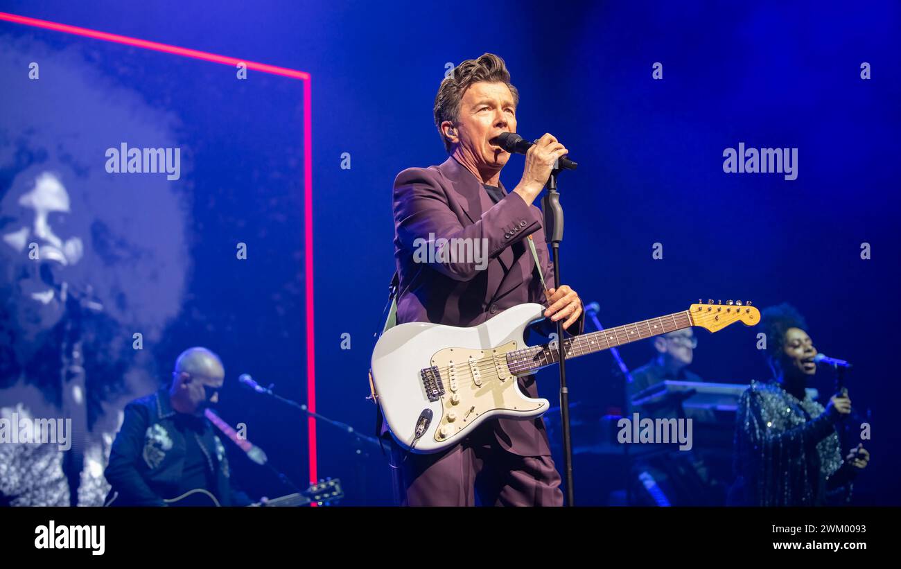 22 February 2024, Motorpoint Arena, Nottingham, UK. Event: Rick Astley ...