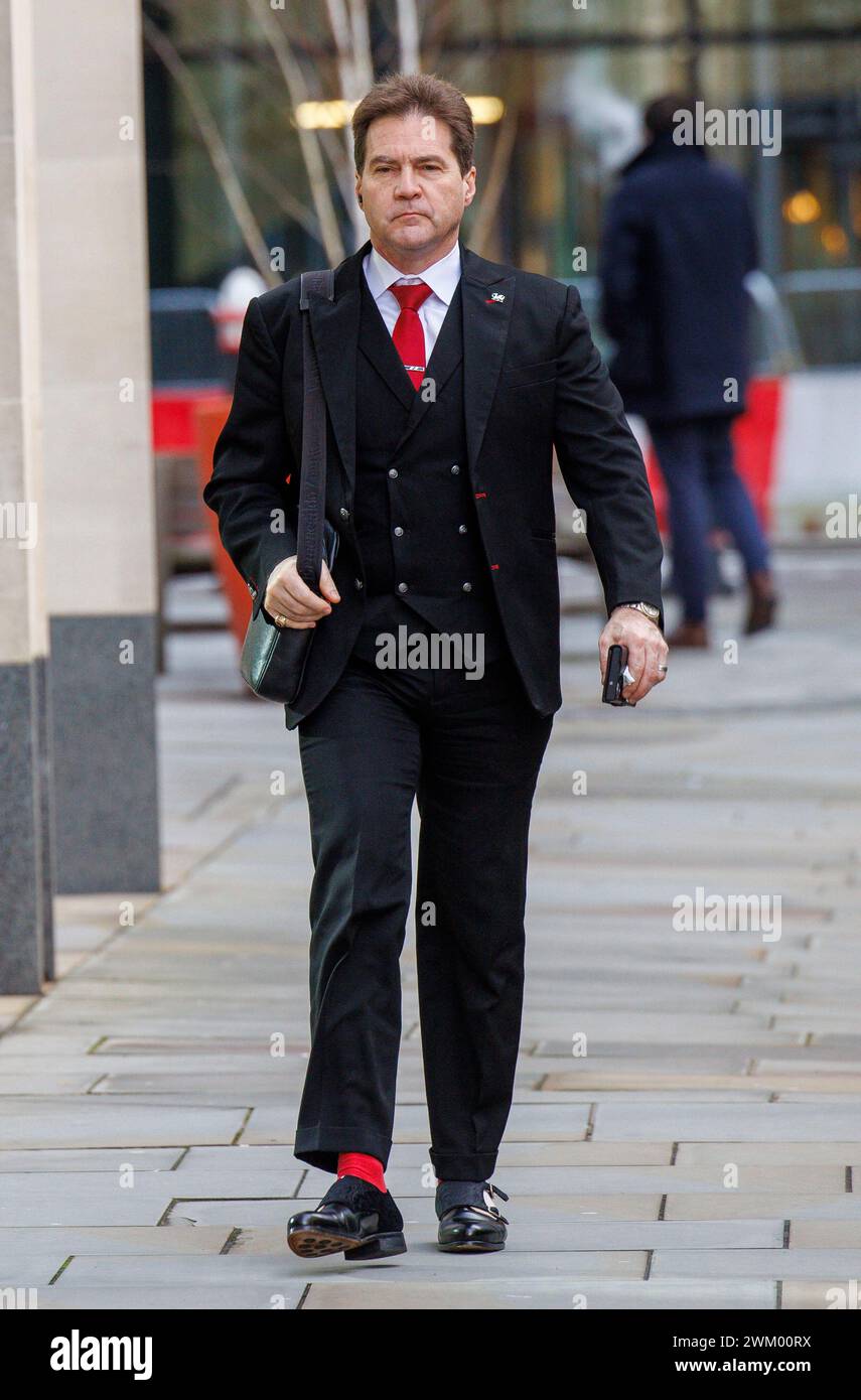 London, UK. 23rd Dec, 2024. Craig Wright arrives at the High Court ...