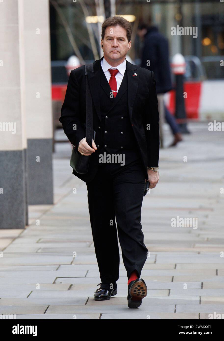 London, UK. 23rd Dec, 2024. Craig Wright arrives at the High Court ...