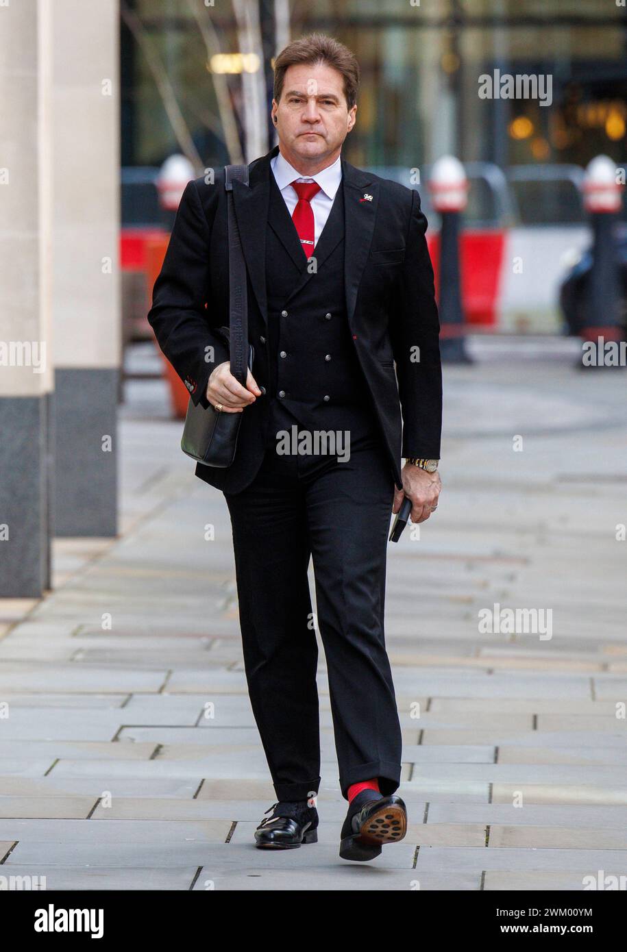 London, UK. 23rd Dec, 2024. Craig Wright arrives at the High Court ...