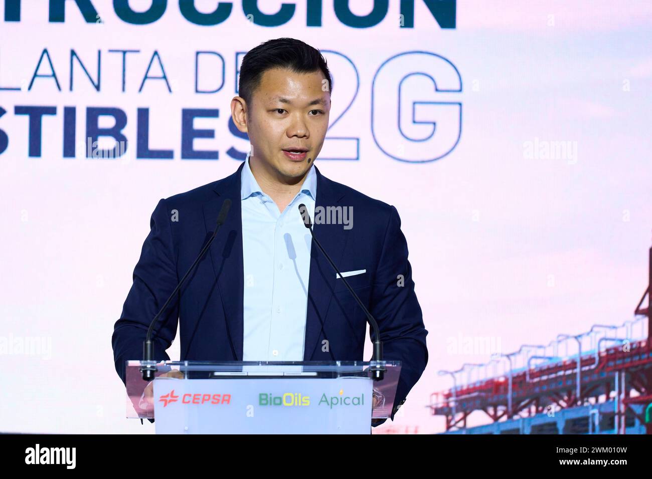 The Managing Director of Royal Golden Eagle, Anderson Tanoto, speaks ...