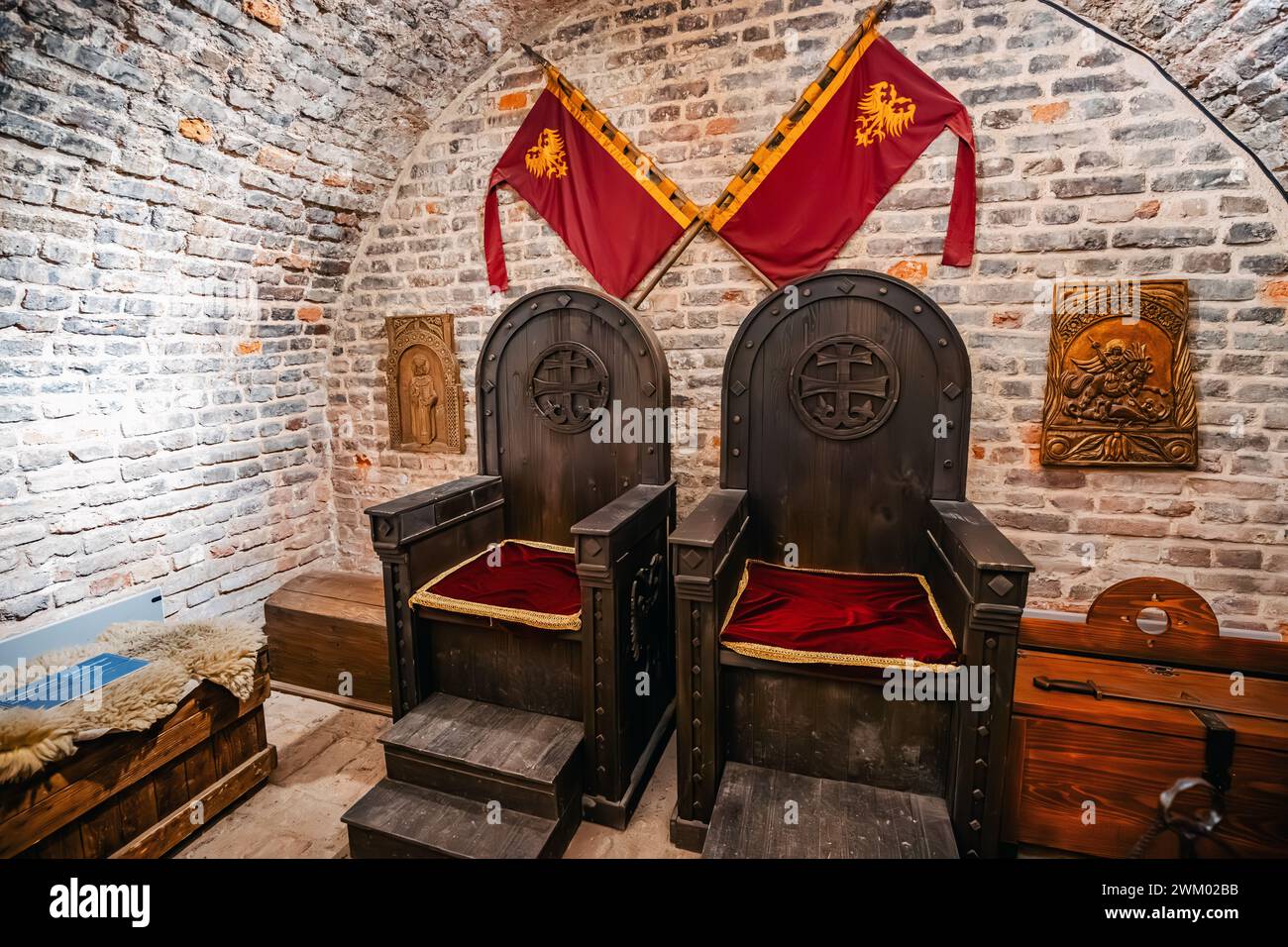 02 December 2023, Belgrade, Serbia: history in Belgrade's medieval ...