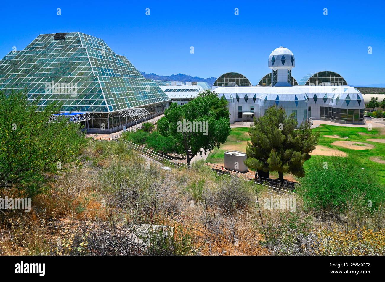 Biosphere 2, built between 1987 and 1991, aimed to recreate various ...