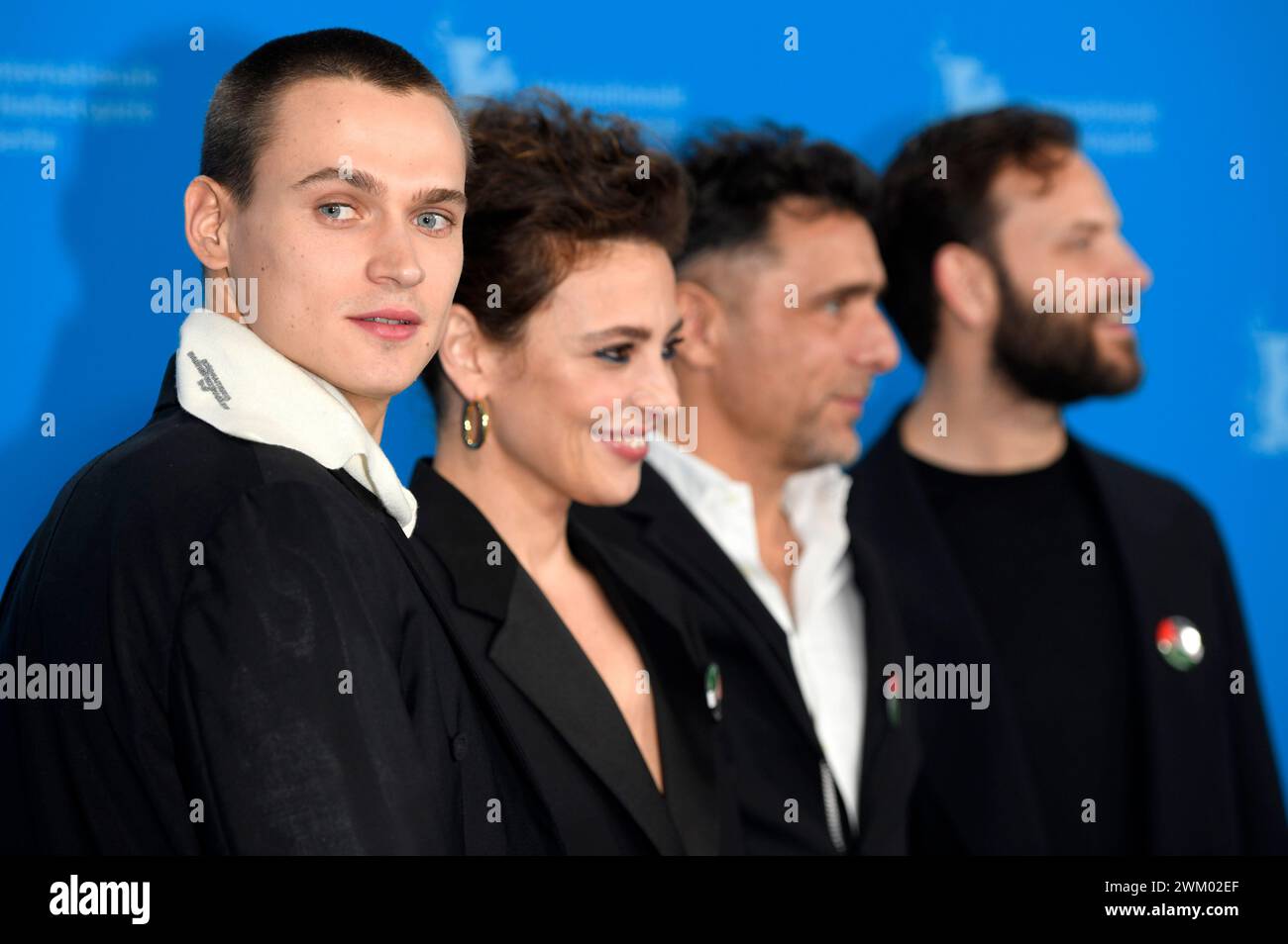 Saul Nanni, Jasmine Trinca, Adriano Giannini und Alessandro Borghi beim ...
