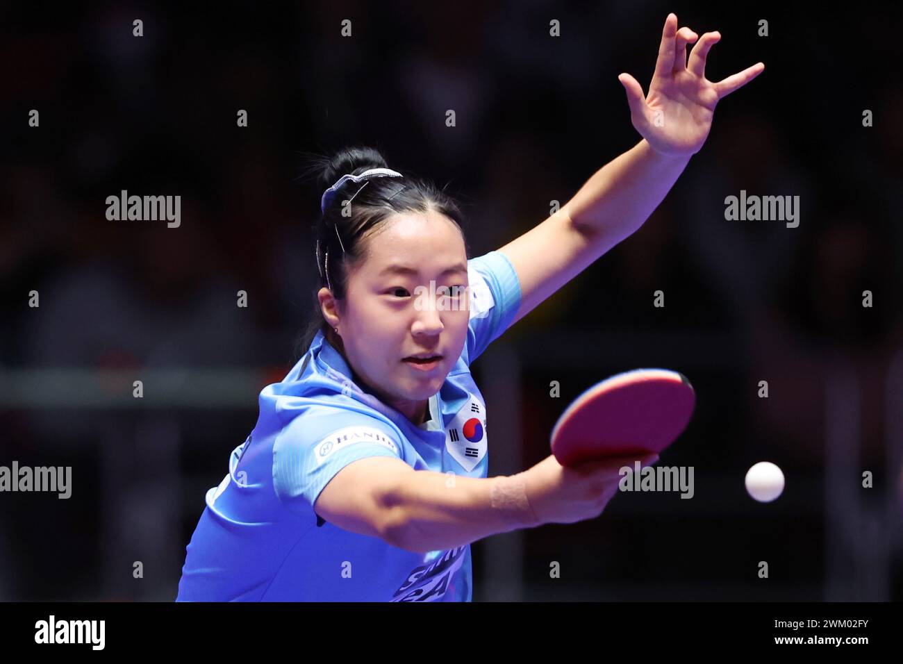 BEXCO Convention Centre, Busan, South Korea. 22nd Feb, 2024. SHIN Yubin ...