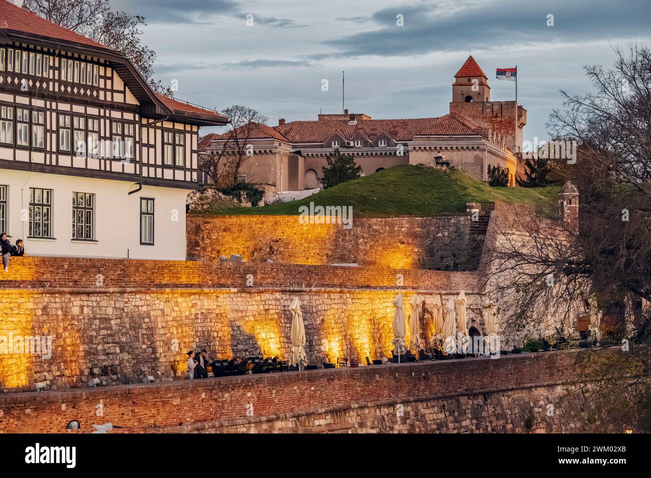 29 November 2023, Belgrade, Serbia: Belgrade Fortress: the storied ...
