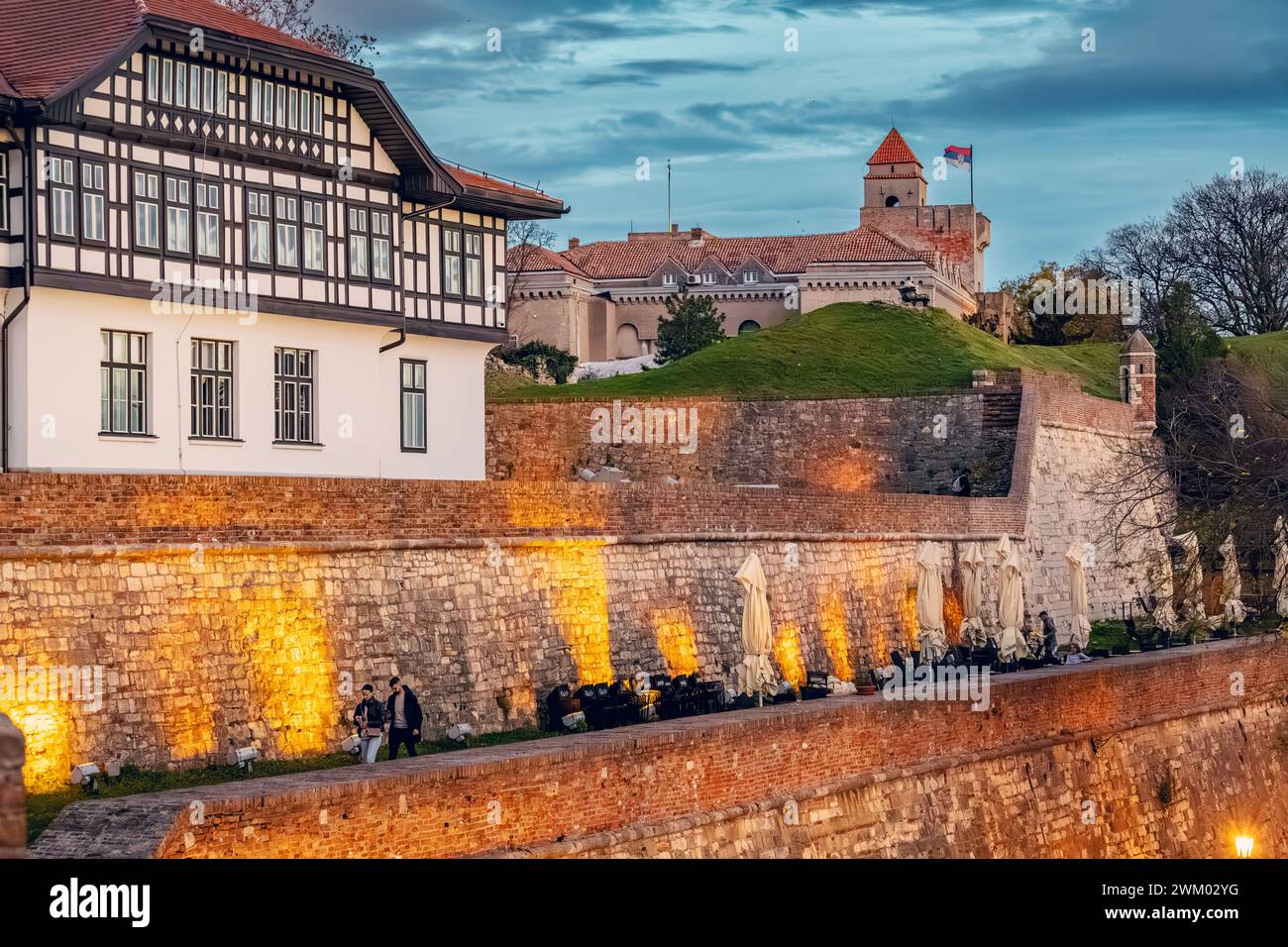 02 December 2023, Belgrade, Serbia: Belgrade Fortress: the storied ...