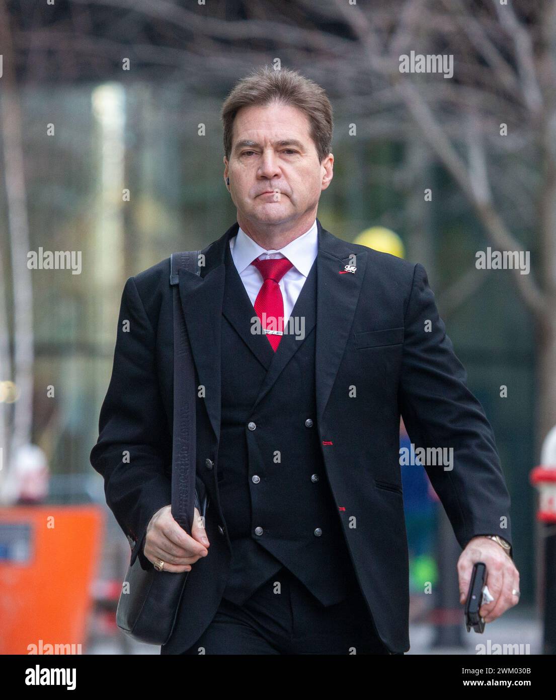 London, England, UK. 23rd Feb, 2024. Australian computer scientist and ...