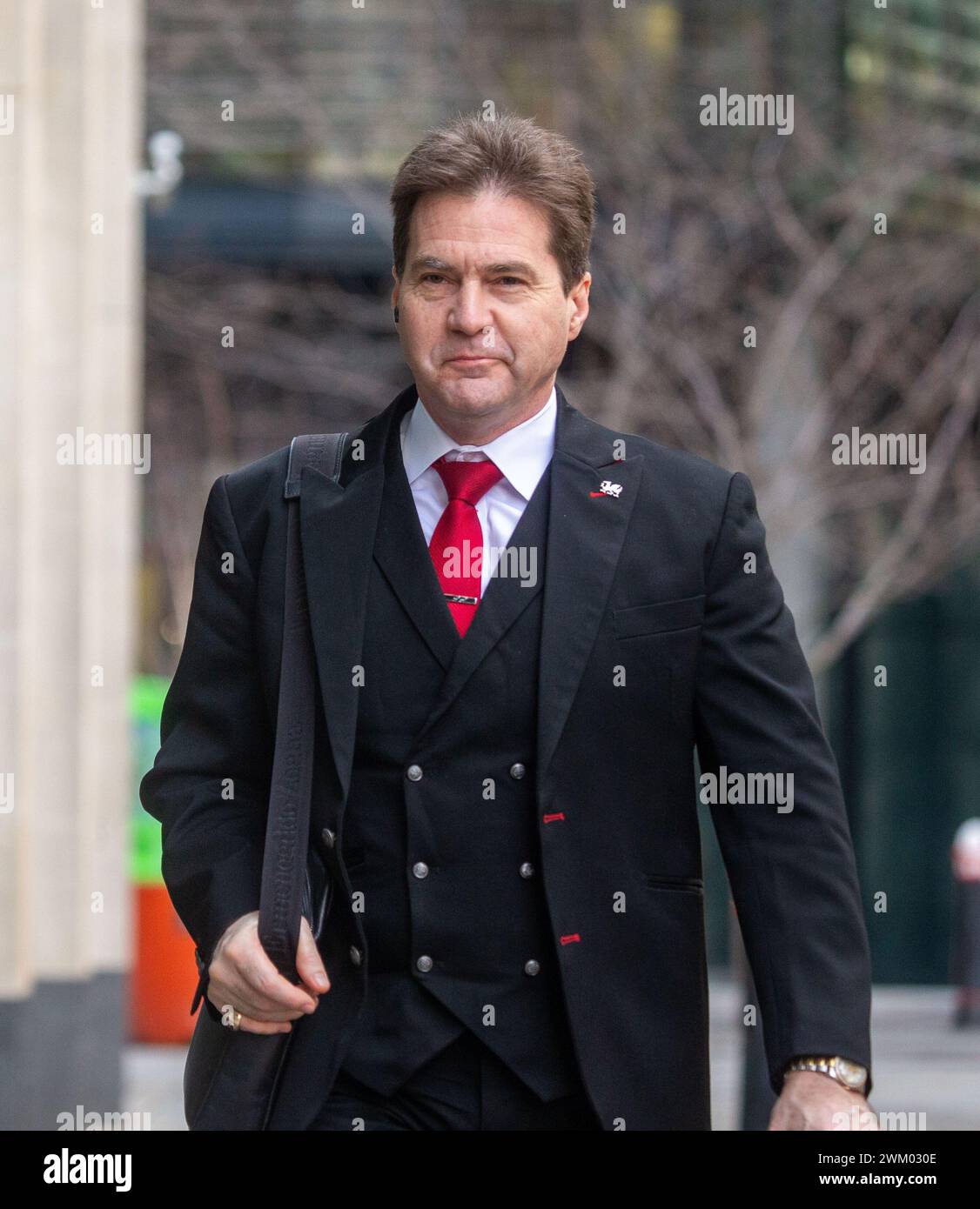 London, England, UK. 23rd Feb, 2024. Australian computer scientist and ...