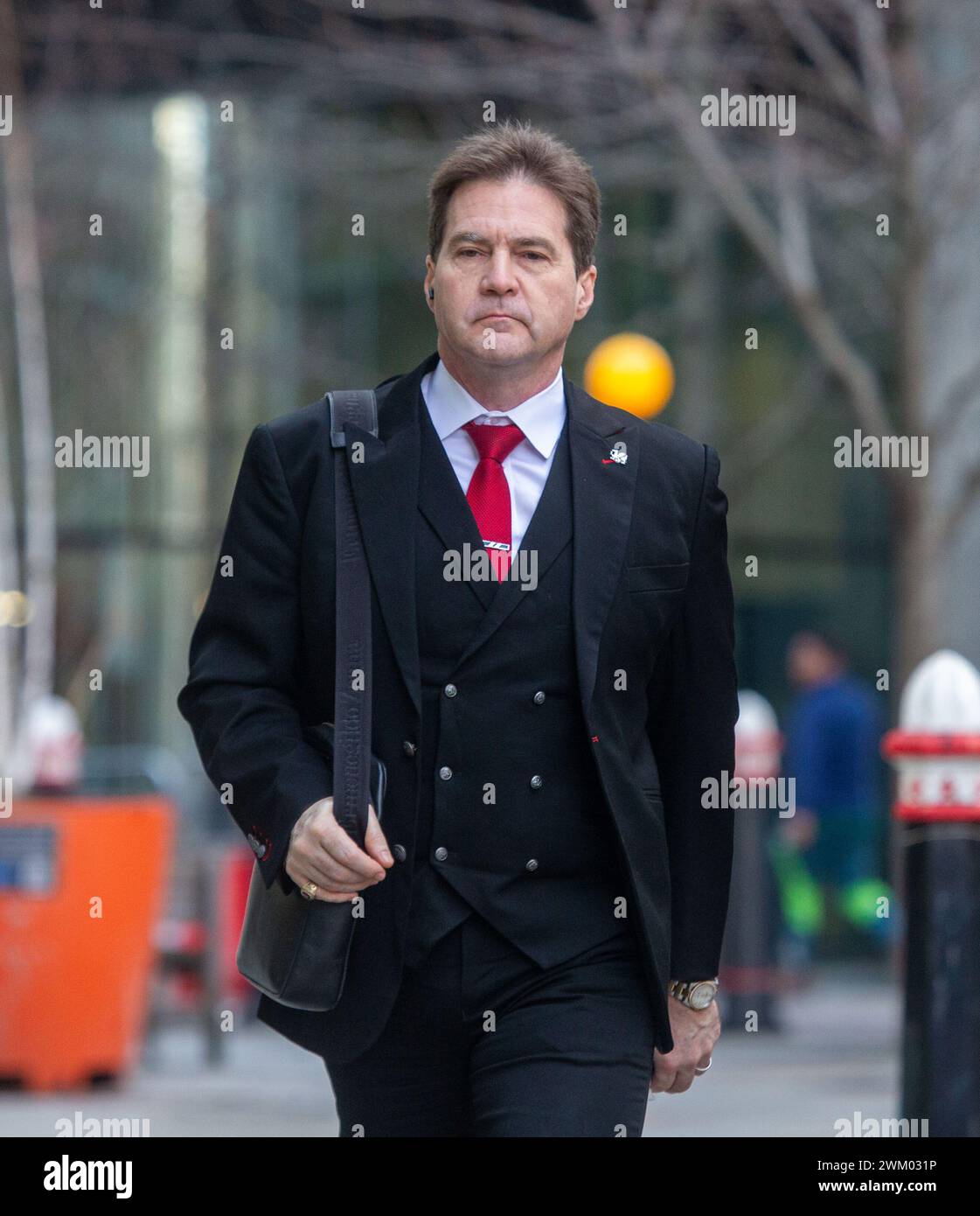 London, England, UK. 23rd Feb, 2024. Australian computer scientist and ...