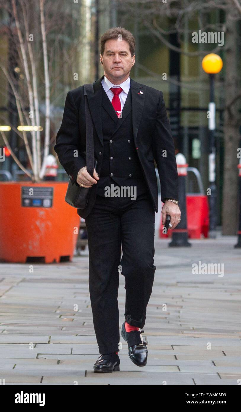 London, England, UK. 23rd Feb, 2024. Australian computer scientist and ...