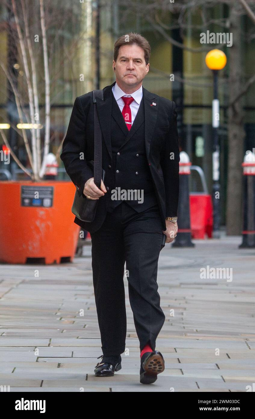 London, England, UK. 23rd Feb, 2024. Australian computer scientist and ...