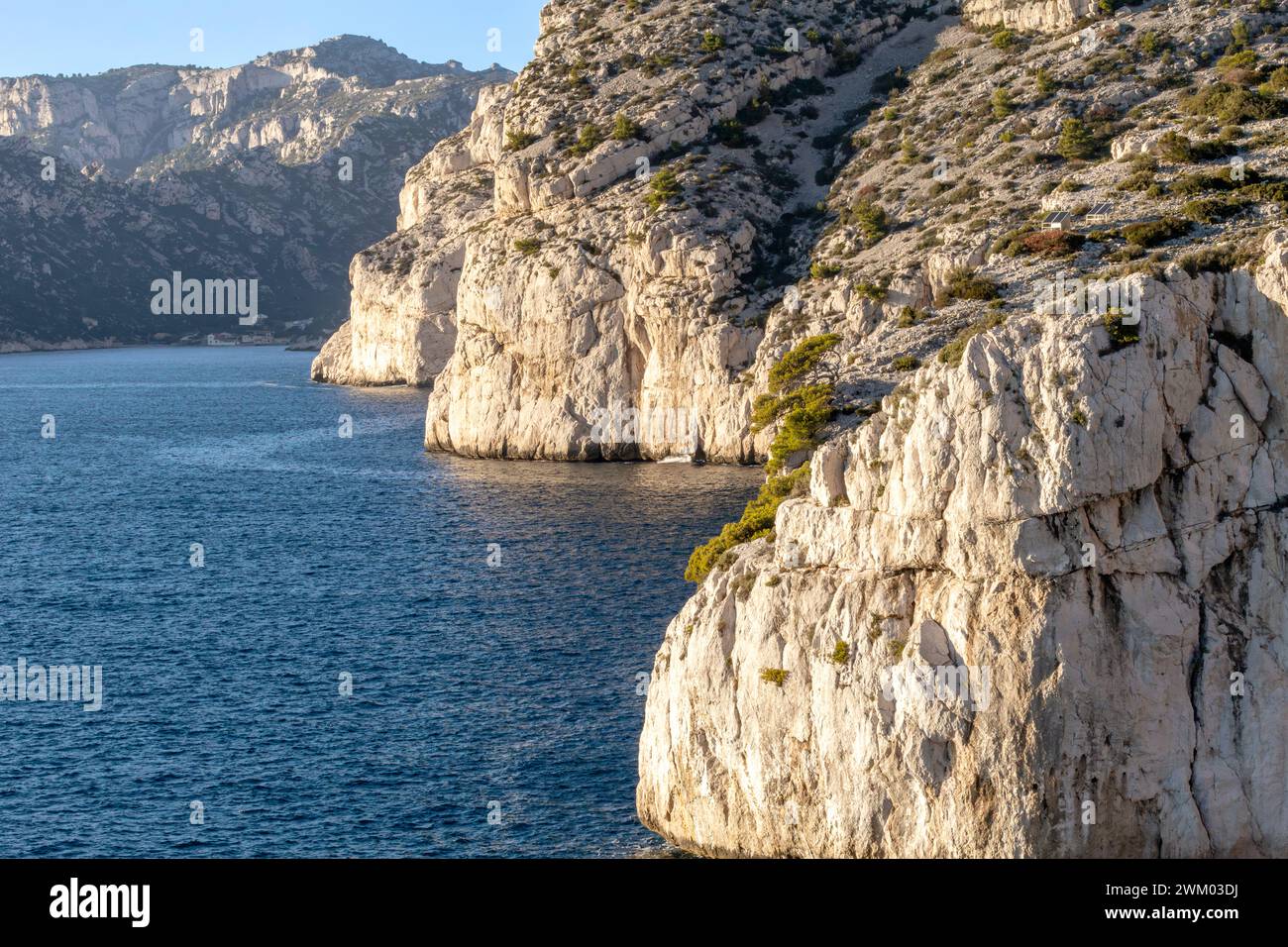 Calanques de Marseille seen from Cap Morgiou towards Sormiou, Marseille ...