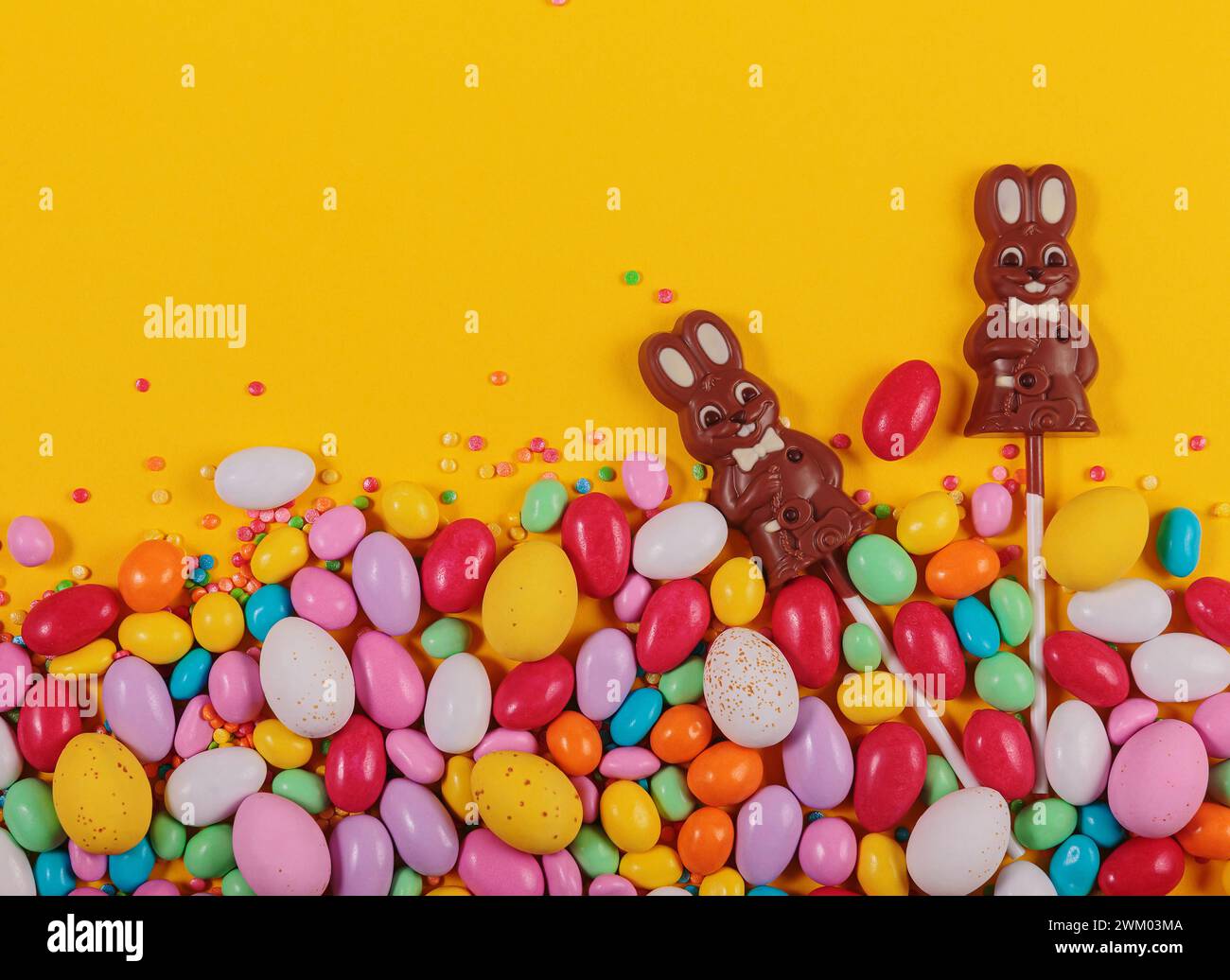 Easter chocolate lolly hi-res stock photography and images - Alamy