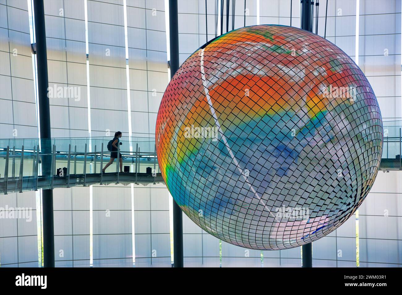 Symbol Exhibit Geo Cosmos, Miraikan, National Museum of Emerging ...