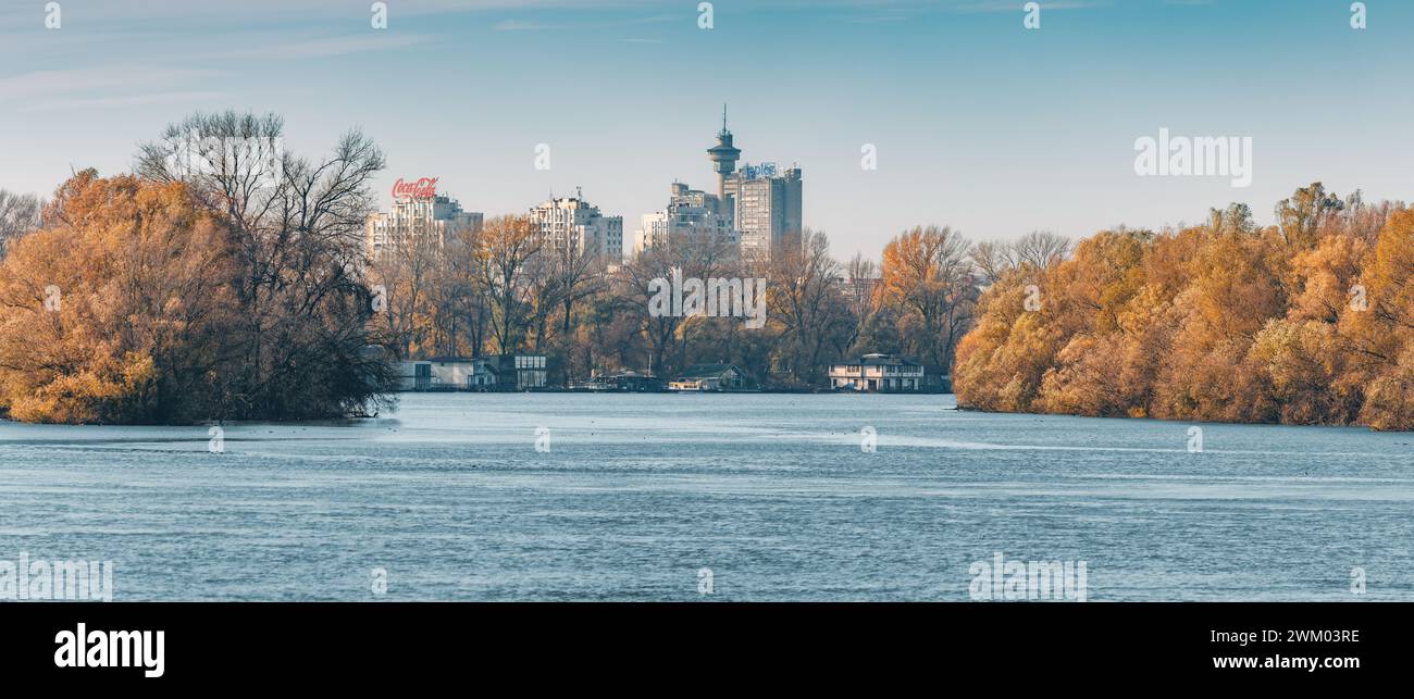 29 November 2023, Belgrade, Serbia: A picturesque autumn day along the ...
