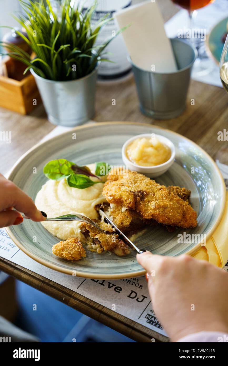 Barbecue vegetable fish person hi-res stock photography and images - Alamy