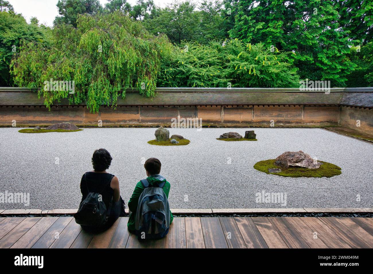 The Rock Garden, Ryoanji Temple, Kyoto, Japan Stock Photo - Alamy