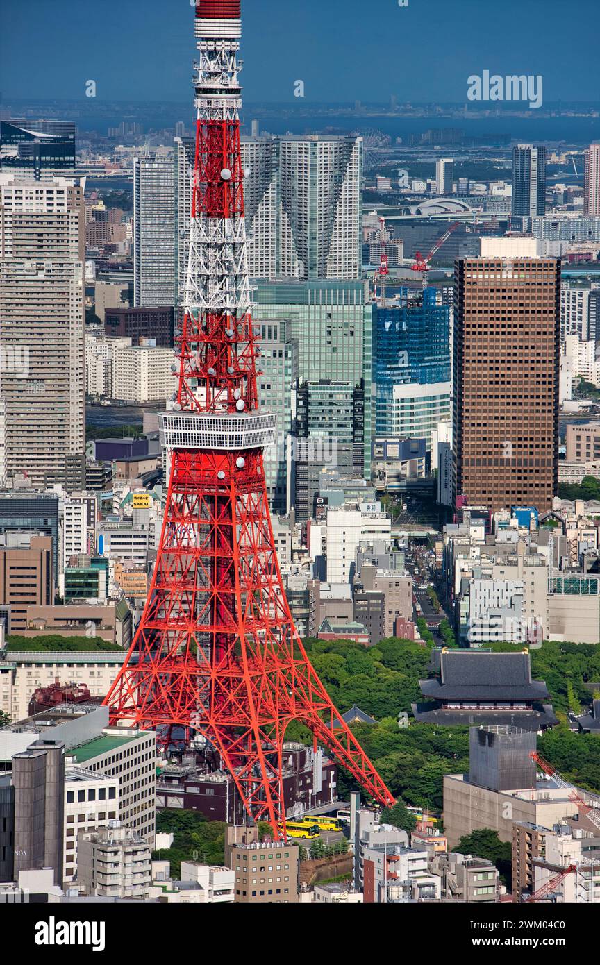 Tokyo Tower, Tokyo City View, Roppongi Hills Mori Tower, Tokyo, Japan ...