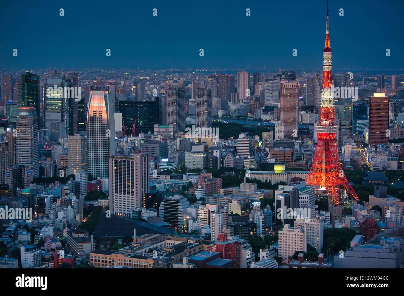 Tokyo Tower, Tokyo City View, Roppongi Hills Mori Tower, Tokyo, Japan ...