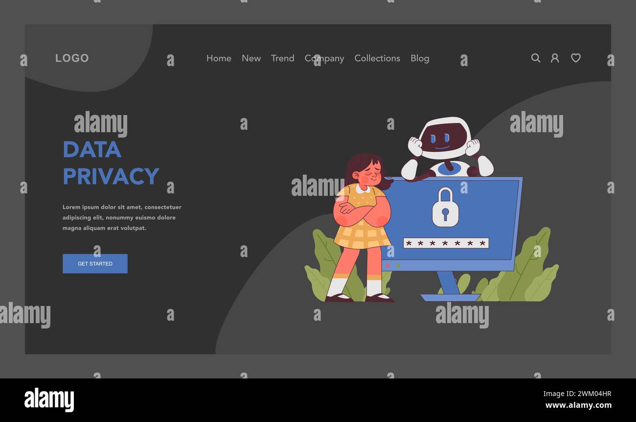 AI in education emphasizes data privacy, with a robot demonstrating ...