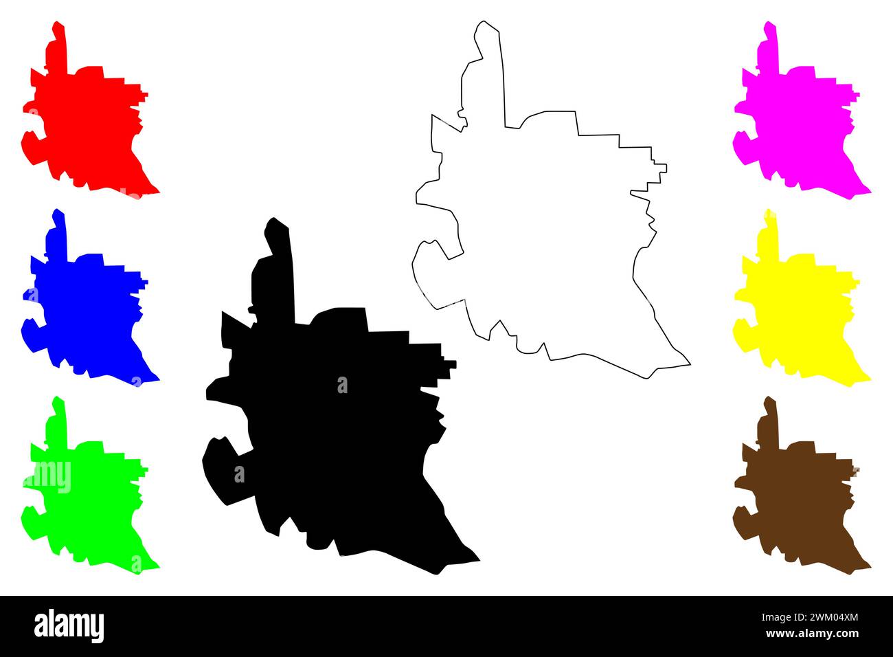 Araguari city map hi-res stock photography and images - Alamy