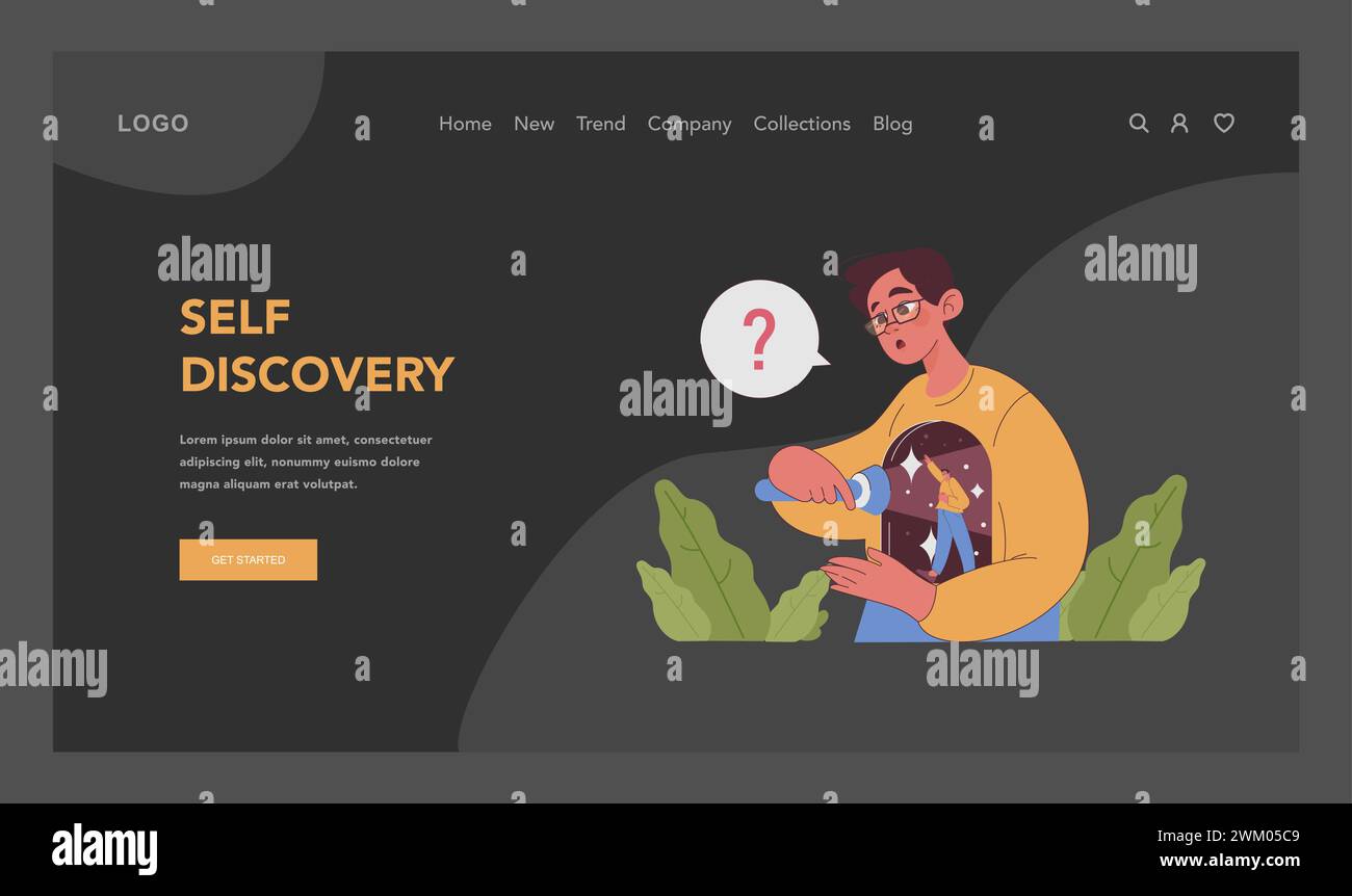 Introspective discovery Stock Vector Images - Alamy