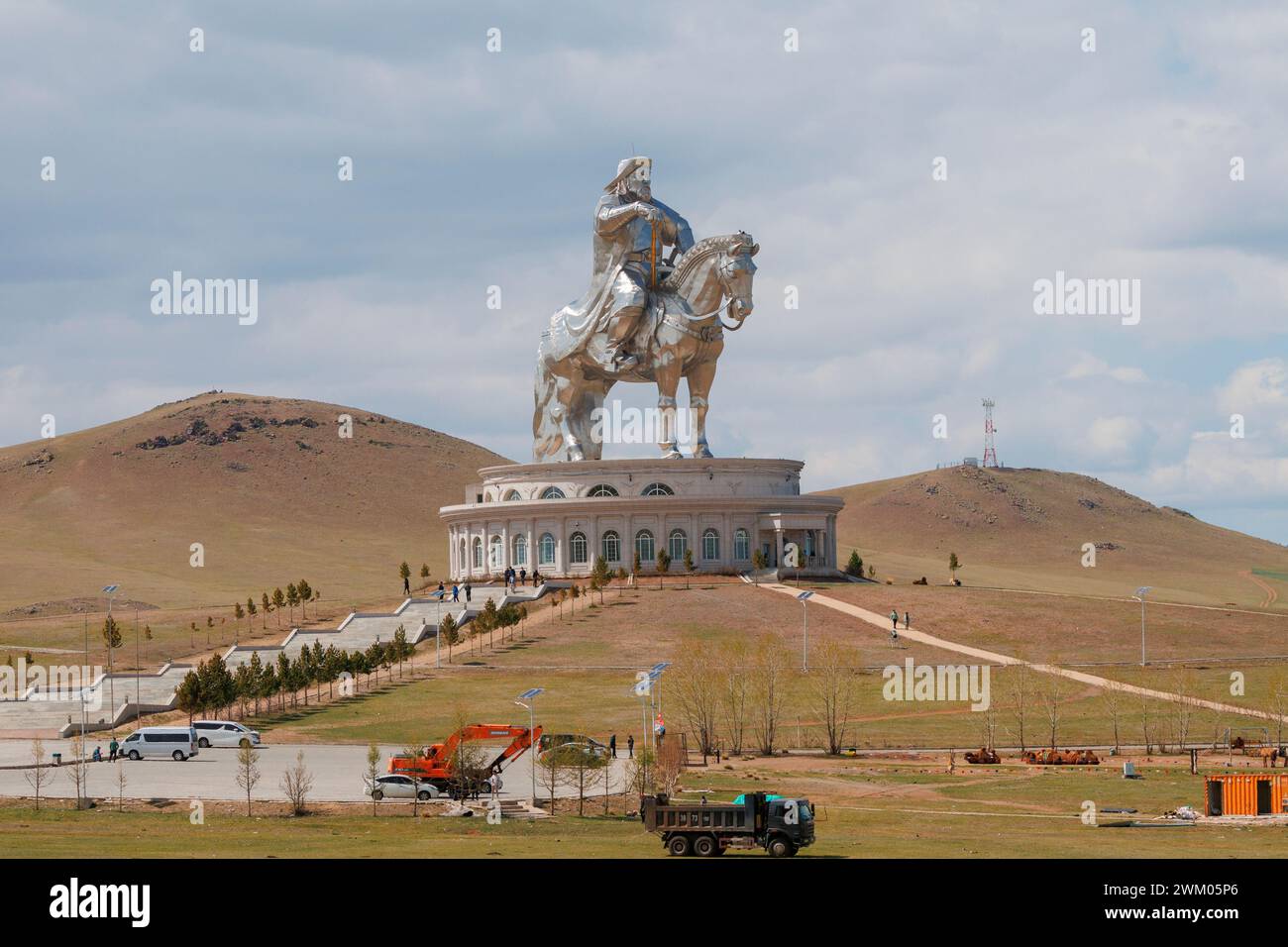 The Genghis Khan Equestrian Statue, part of the Genghis Khan Statue ...