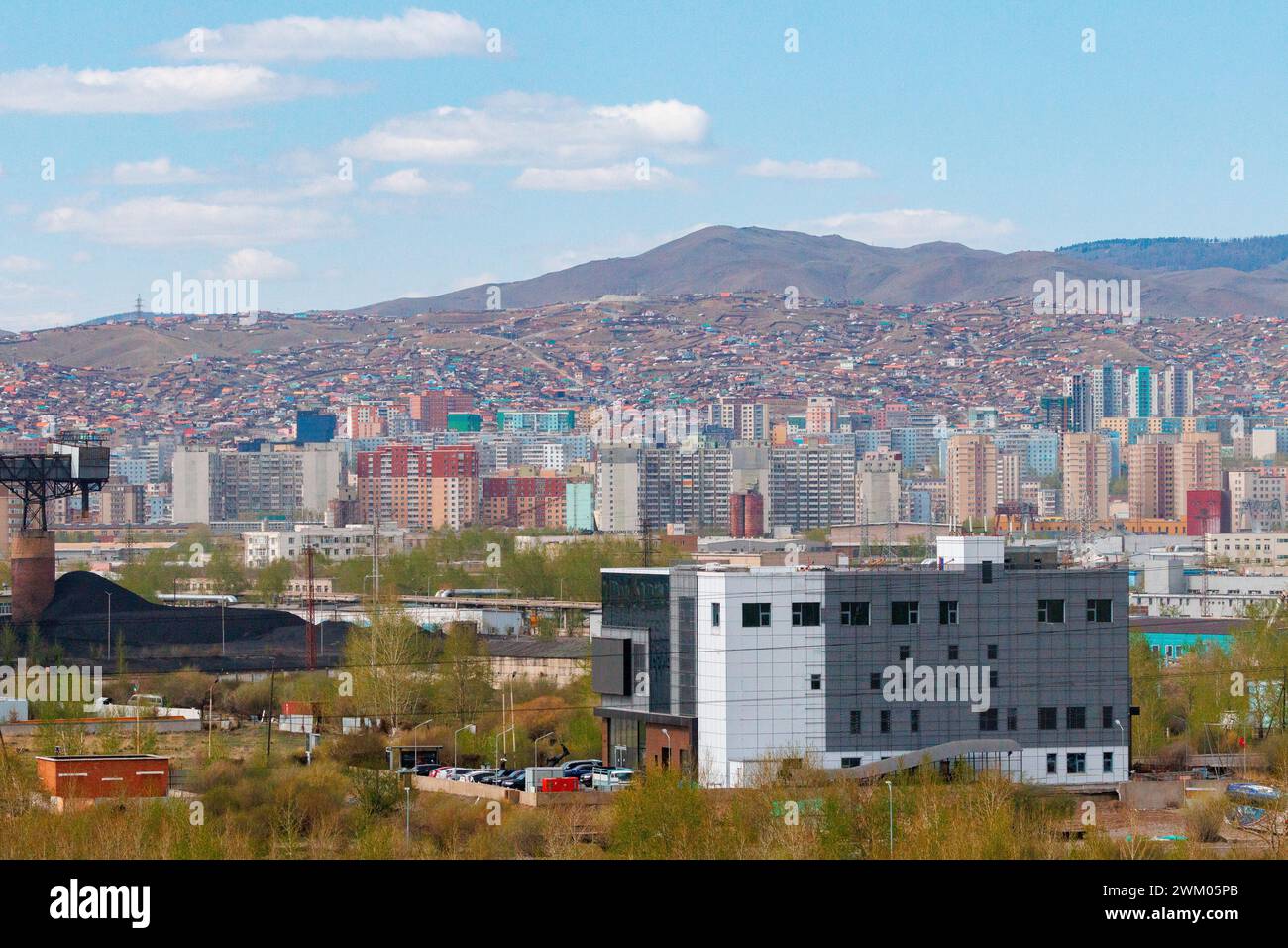 City of Ulanbator, Mongolian capital Ulaanbaatar, Mongolia, Asia Stock Photo - Alamy
