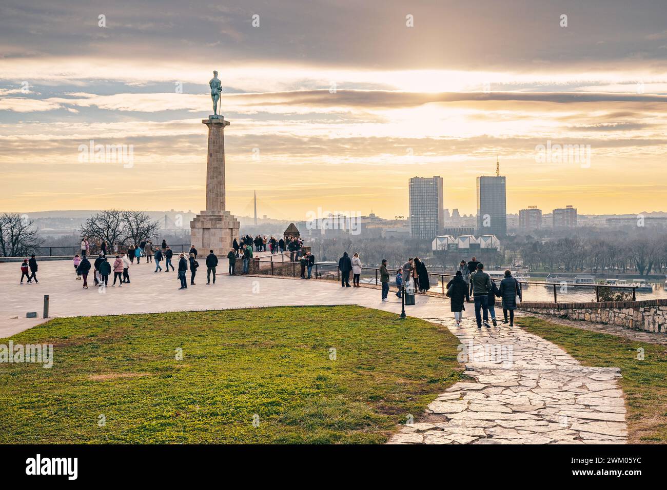 02 December 2023, Belgrade, Serbia: iconic Kalemegdan: A symbol of ...