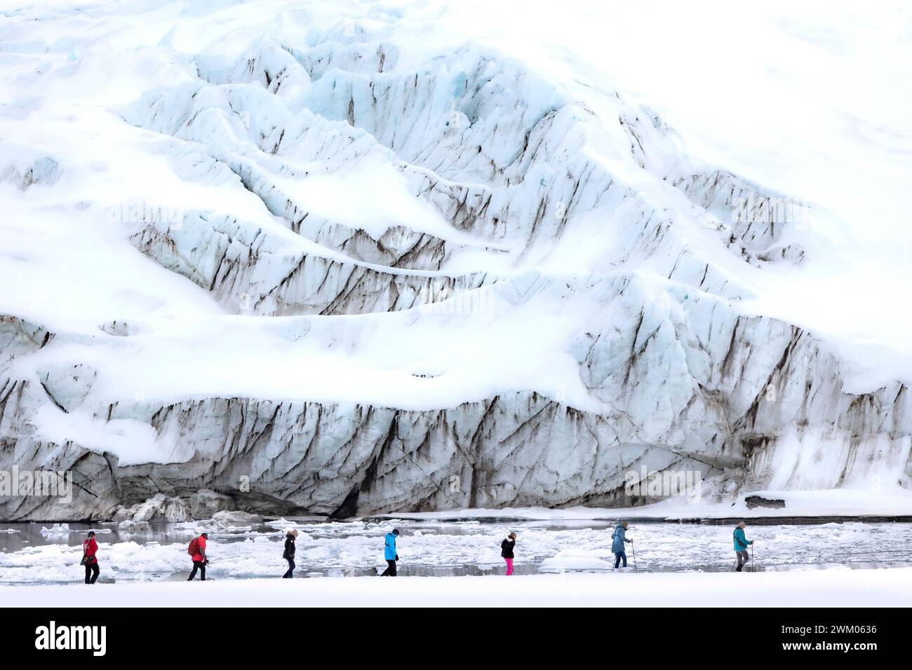 Landscape of Svalbard in Norway, also known as Spitsbergen. This ...
