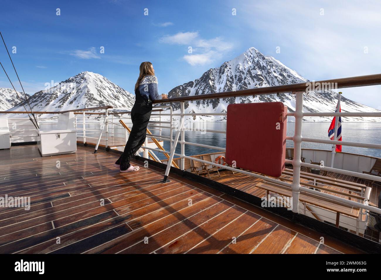 Landscape of Svalbard in Norway, also known as Spitsbergen. This ...