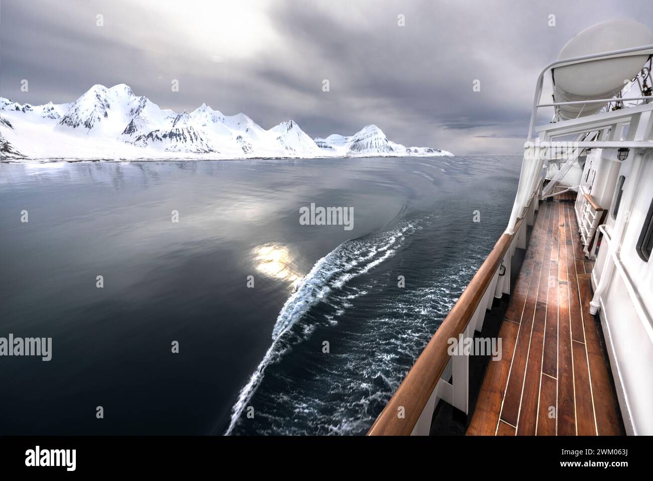 Landscape of Svalbard in Norway, also known as Spitsbergen. This ...