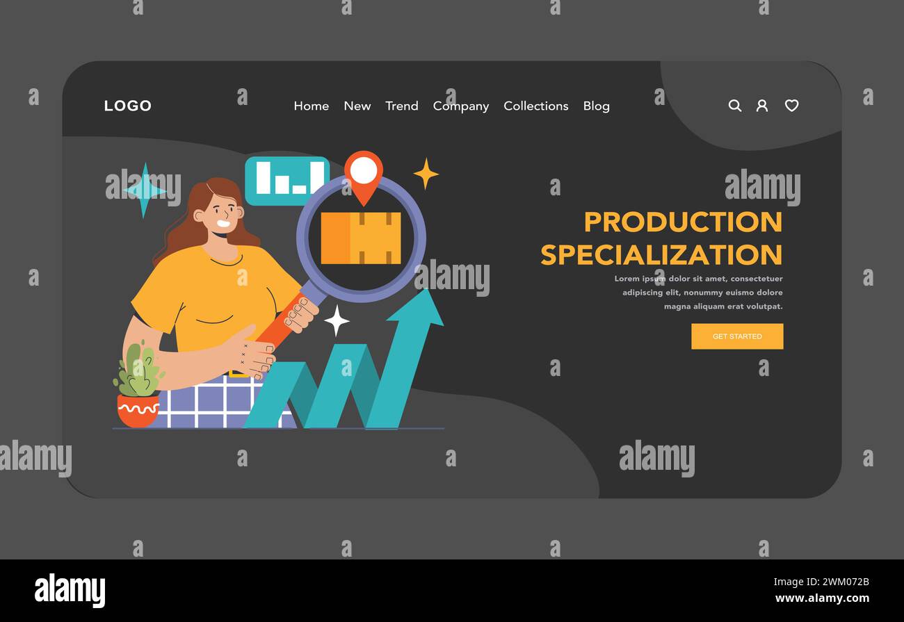 Economies Of Scale Dark Or Night Mode Web Or Landing Company Scale Of