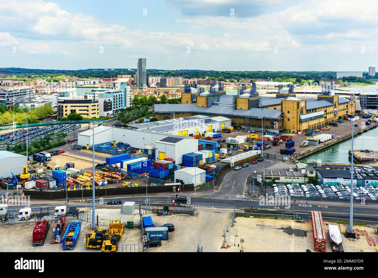 Southampton Docks, Southampton, Hampshire, England, Europe Stock Photo - Alamy