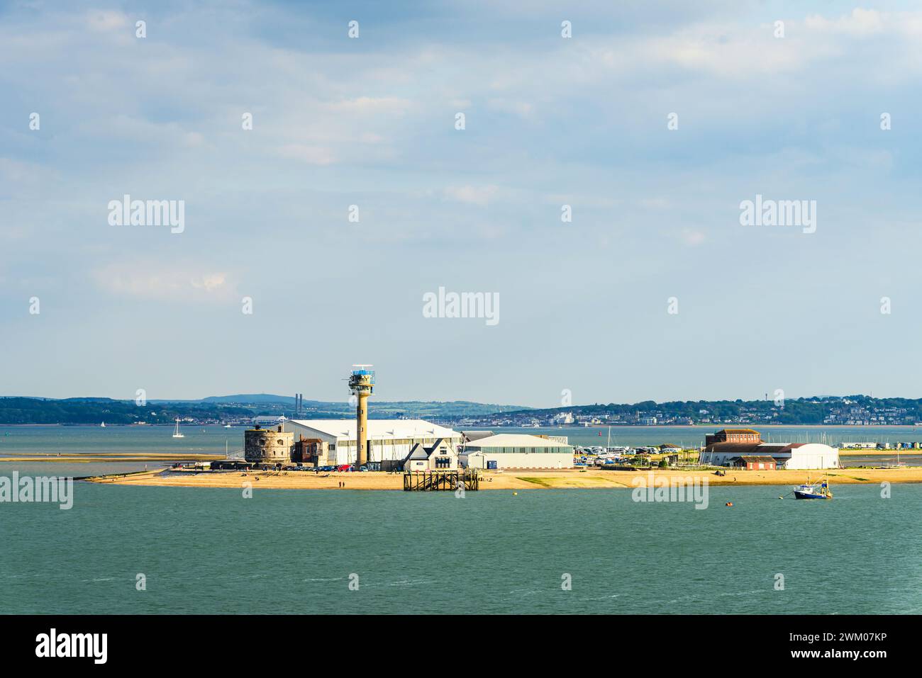 Calshot Castle, Calshot, Southampton, Hampshire, England, Europe Stock ...