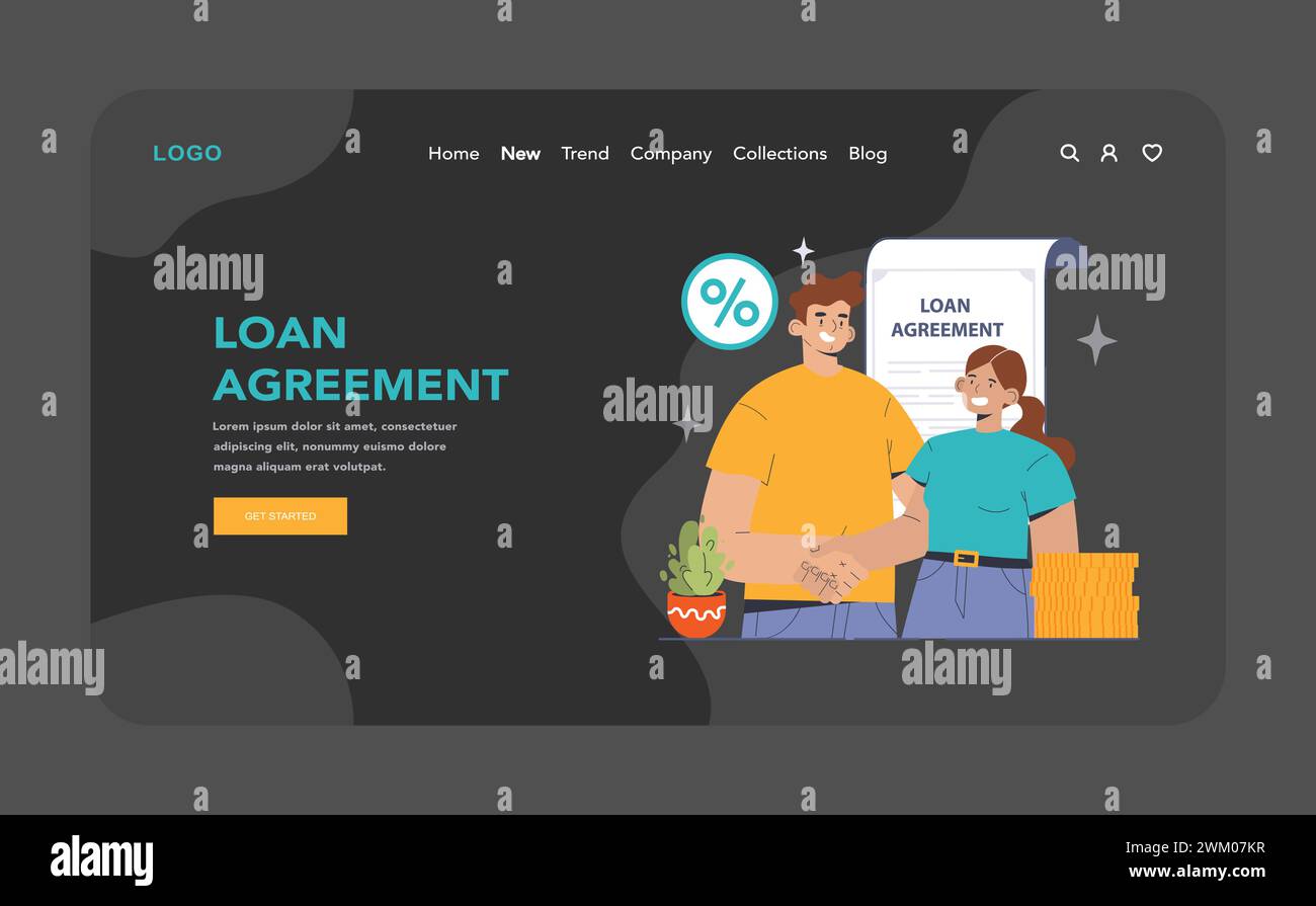 Loan commitment Stock Vector Images - Alamy