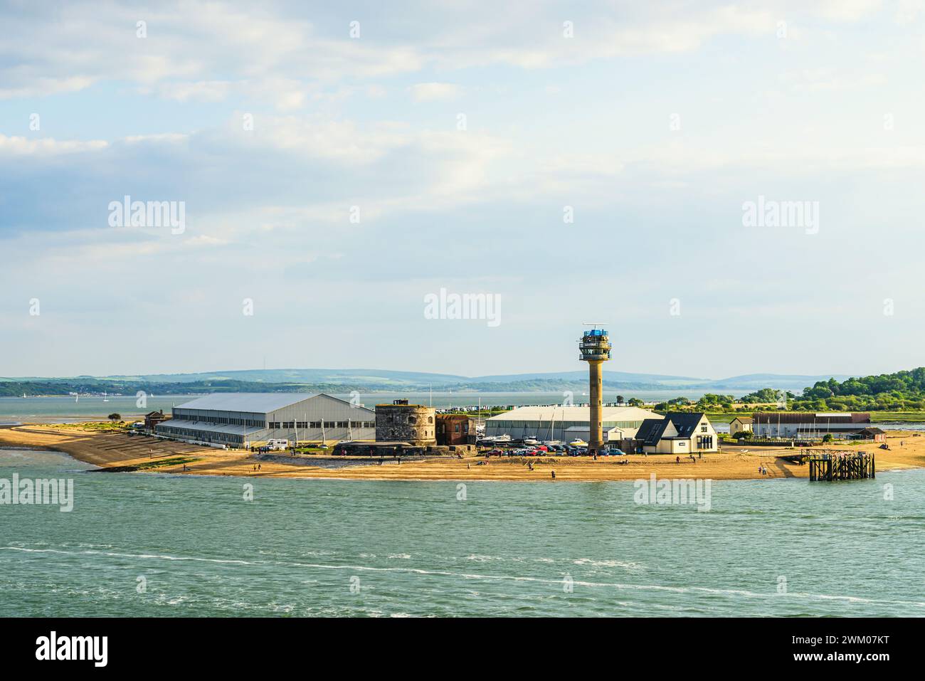 Calshot Castle, Calshot, Southampton, Hampshire, England, Europe Stock ...