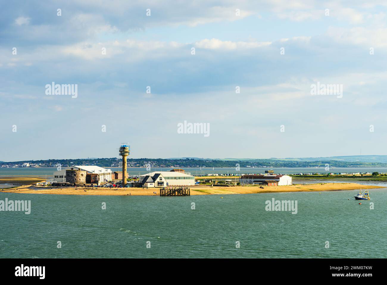Calshot Castle, Calshot, Southampton, Hampshire, England, Europe Stock ...