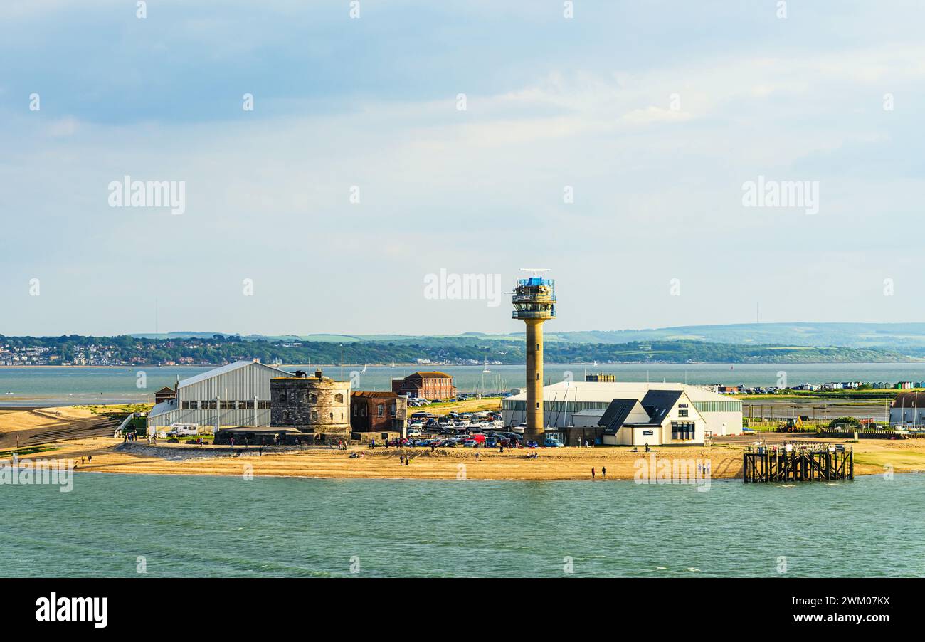 Calshot Castle, Calshot, Southampton, Hampshire, England, Europe Stock ...