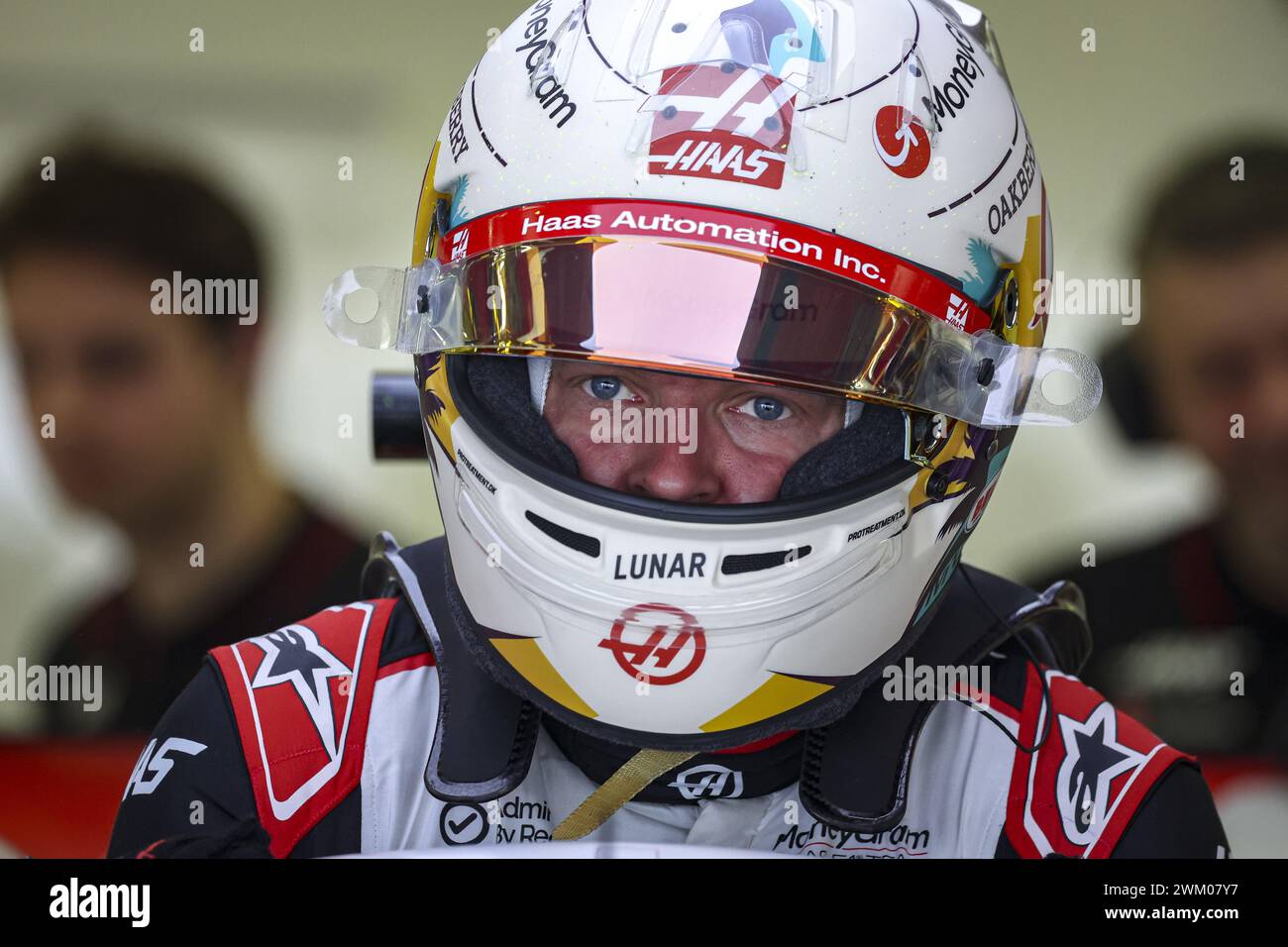 MAGNUSSEN Kevin (den), Haas F1 Team VF-24 Ferrari, portrait during the ...