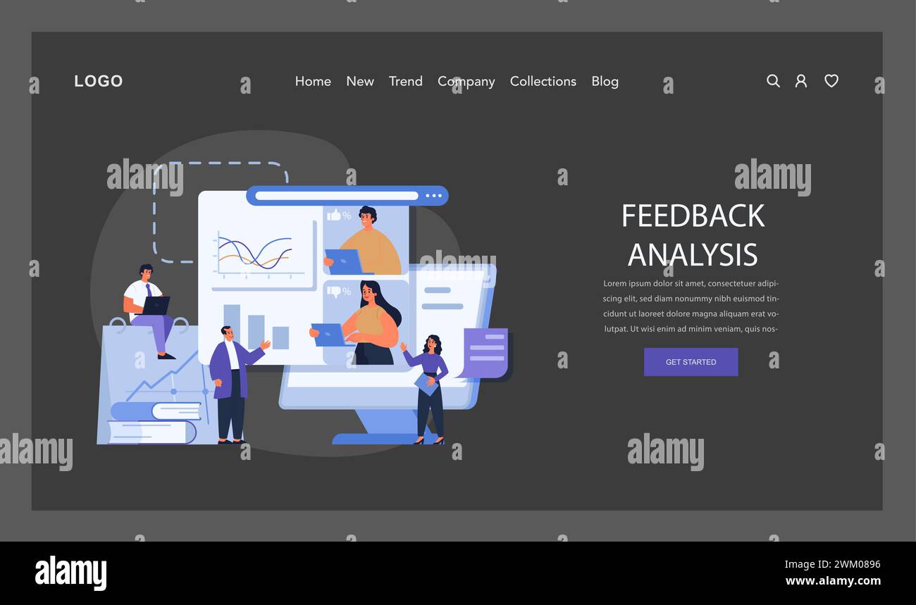 Feedback Analysis concept. A team engages in data-driven performance ... Feedback Analysis concept. A team engages in data-driven performance ...