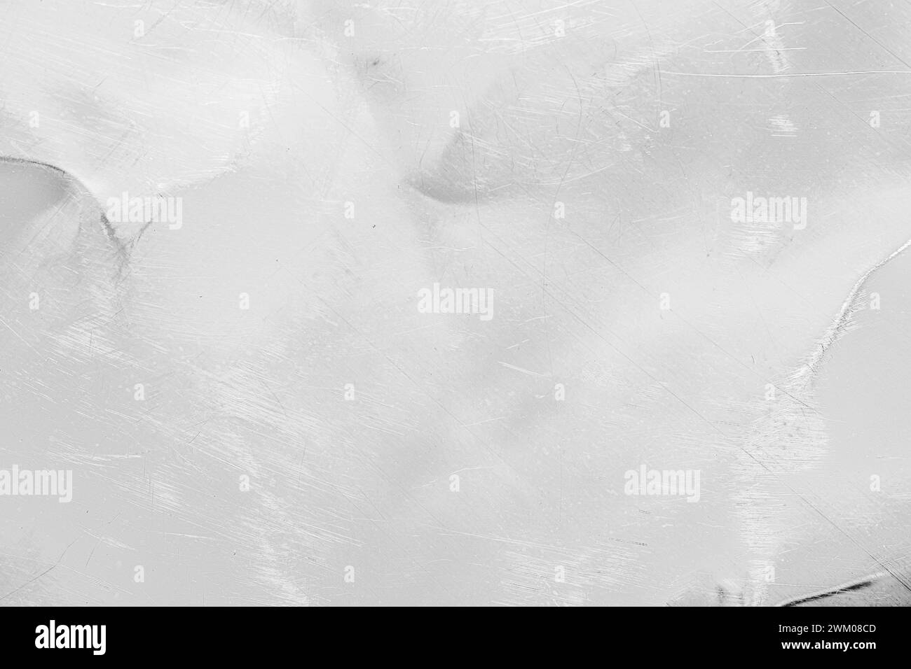 Light gray metal texture with deep scratches and stains, creating a ...