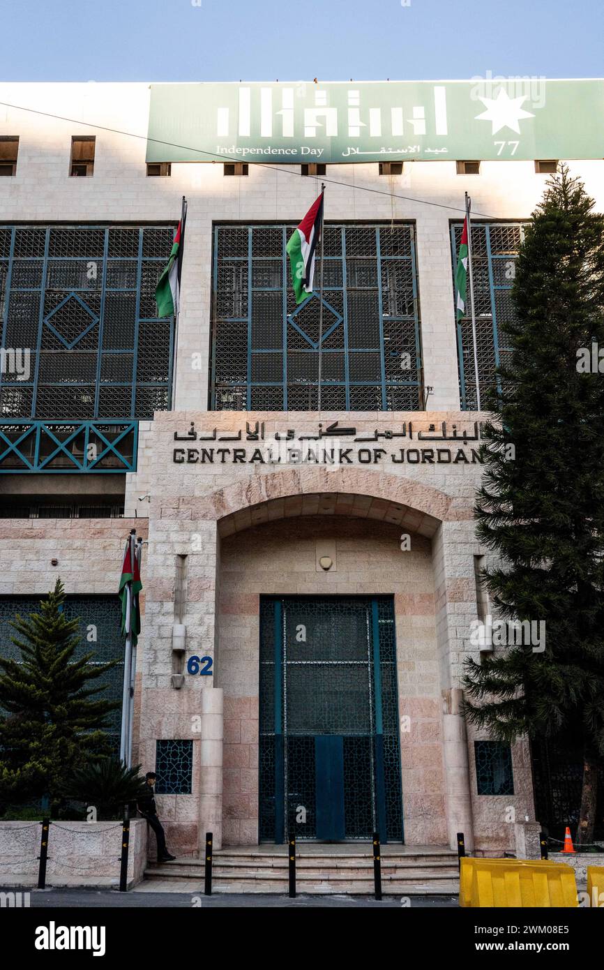 Amman, Jordan. 11th Feb, 2024. Illustration of the Central Bank of ...
